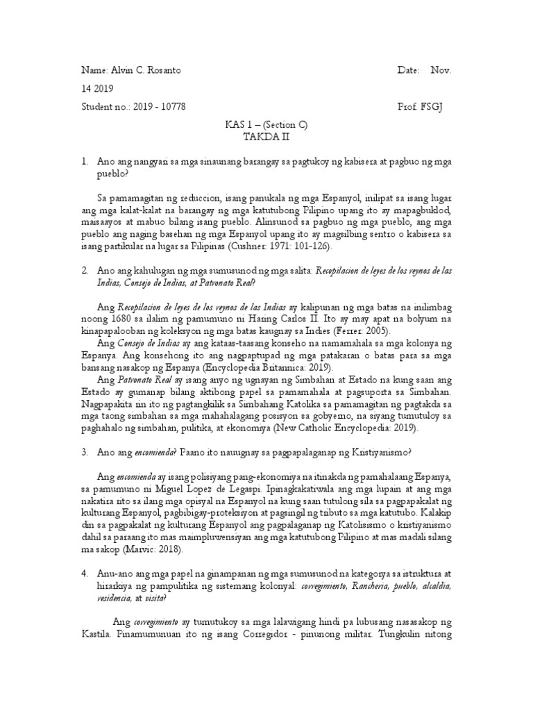 KASAYSAYAN | PDF