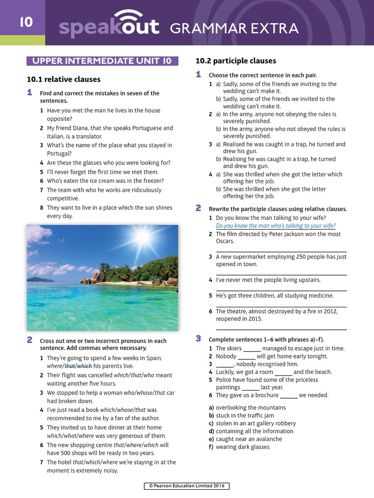 Speakout Grammar Extra Upper Intermediate Unit 10 | PDF | Windsor Castle