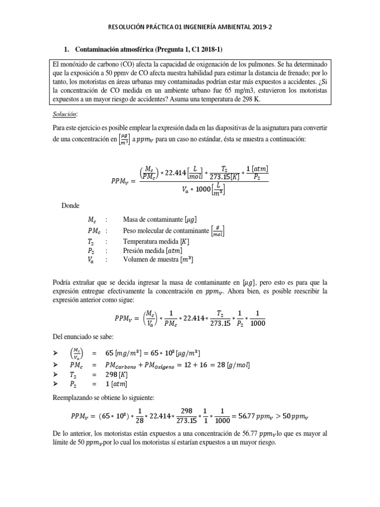 Sol Practica01 PDF | PDF | Gases | Humedad
