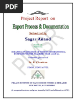 Import Export Documentation Procedure Project Report | PDF | Supply ...