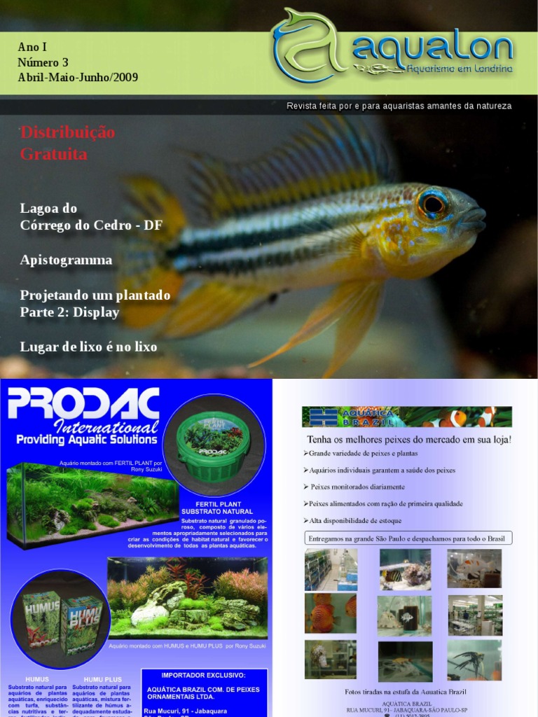 Aqualon Edição 03 - Abr / Mai / Jun 2009 | PDF | Aquário | Desperdício