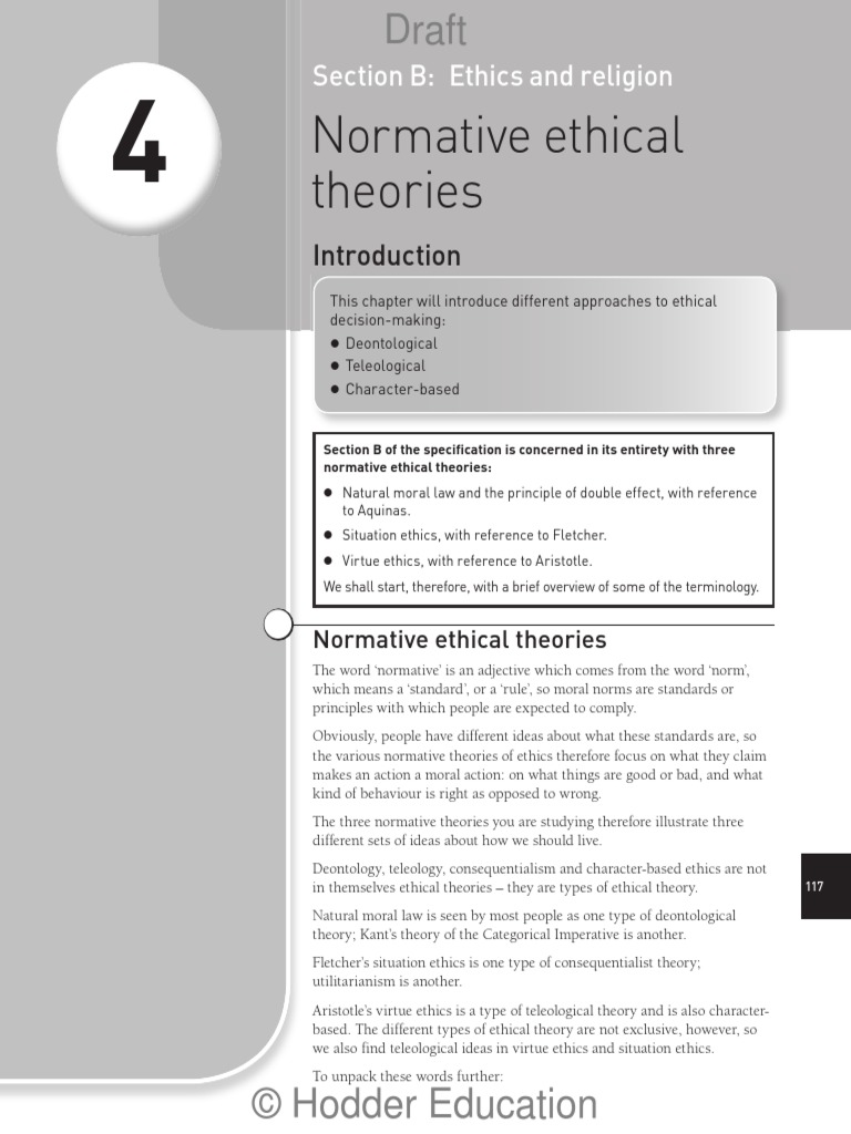 4 Normative Ethical Theories Natural Moral Law | PDF | Natural Law ...