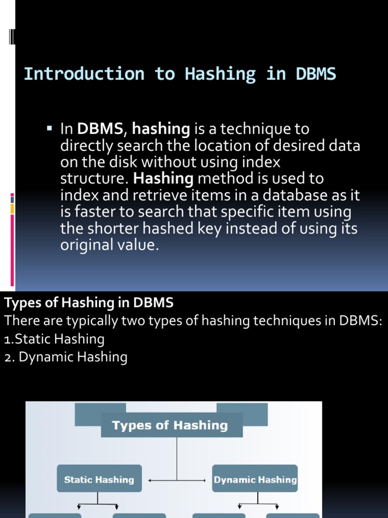 Database Indexing and Hashing | PDF | Database Index | Databases Database Indexing and Hashing | PDF | Database Index | Databases