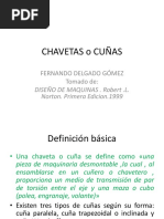 Dimensiones de Chavetas y Chaveteros | PDF