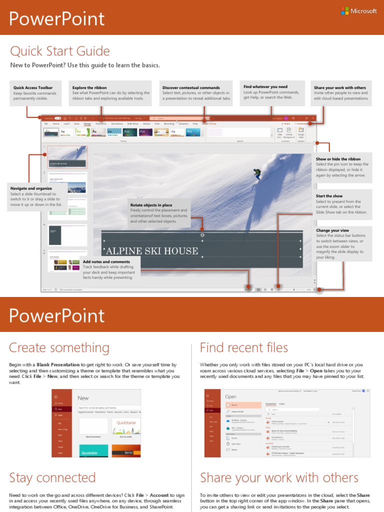 PowerPoint QS | PDF | Microsoft Power Point | Software