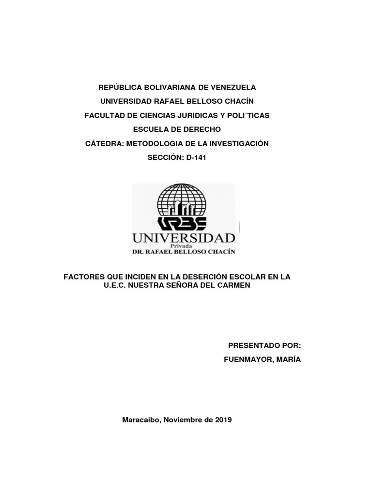 Maria Gabriela Fuenmayor | PDF | Validez (Estadísticas) | Motivación
