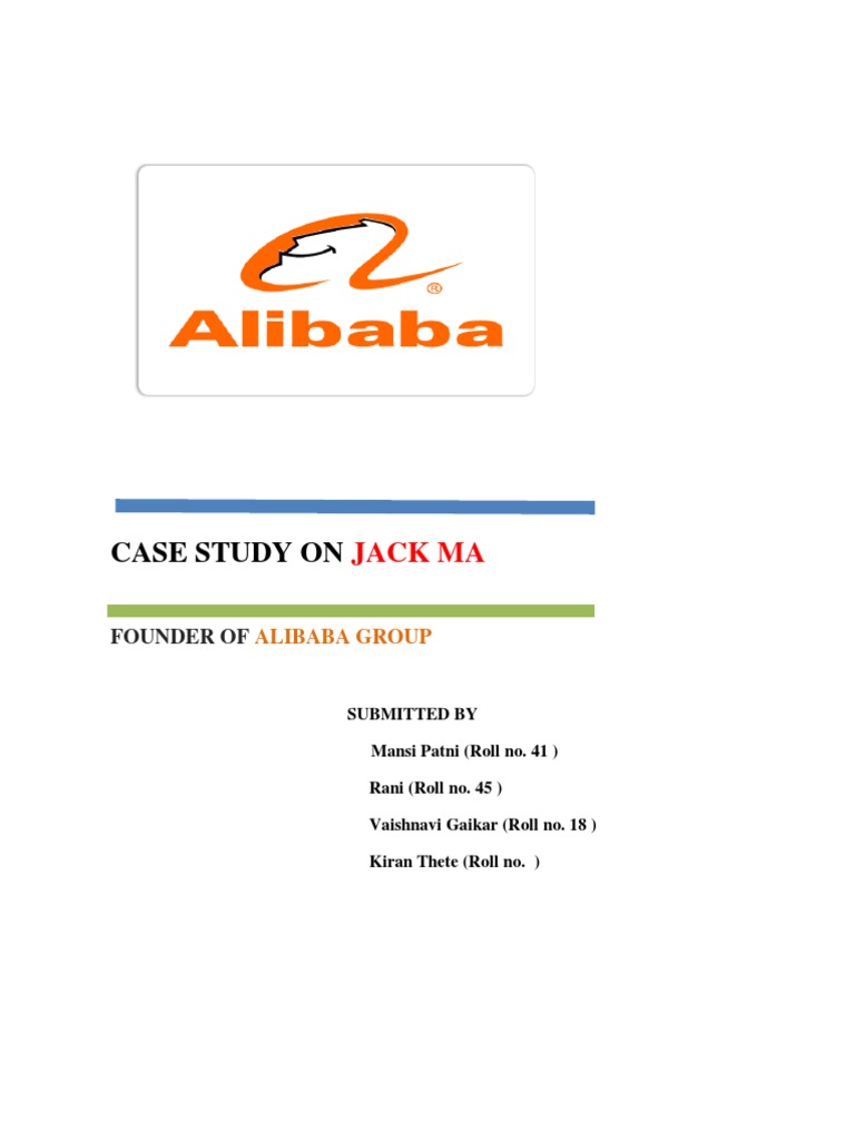 Case Study PDF | Download Free PDF | Alibaba Group | Sales