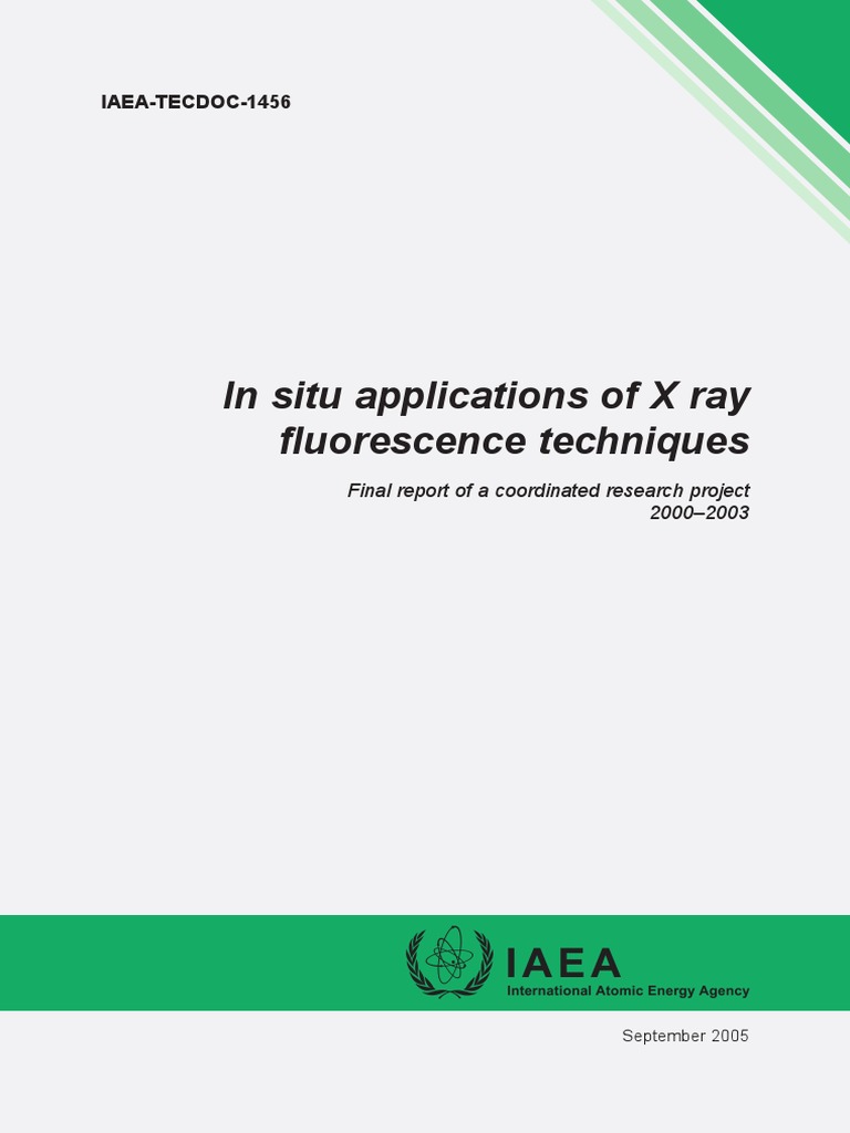 XRF Theory PDF | PDF | Environmental Monitoring | In Situ