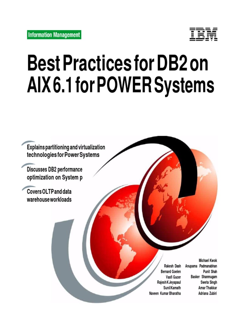 Best Practices For DB2 On AIX 6.1 For POWER Systems - Manual | PDF | Database Index | Virtualization