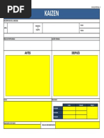 Formato Kaizen | PDF
