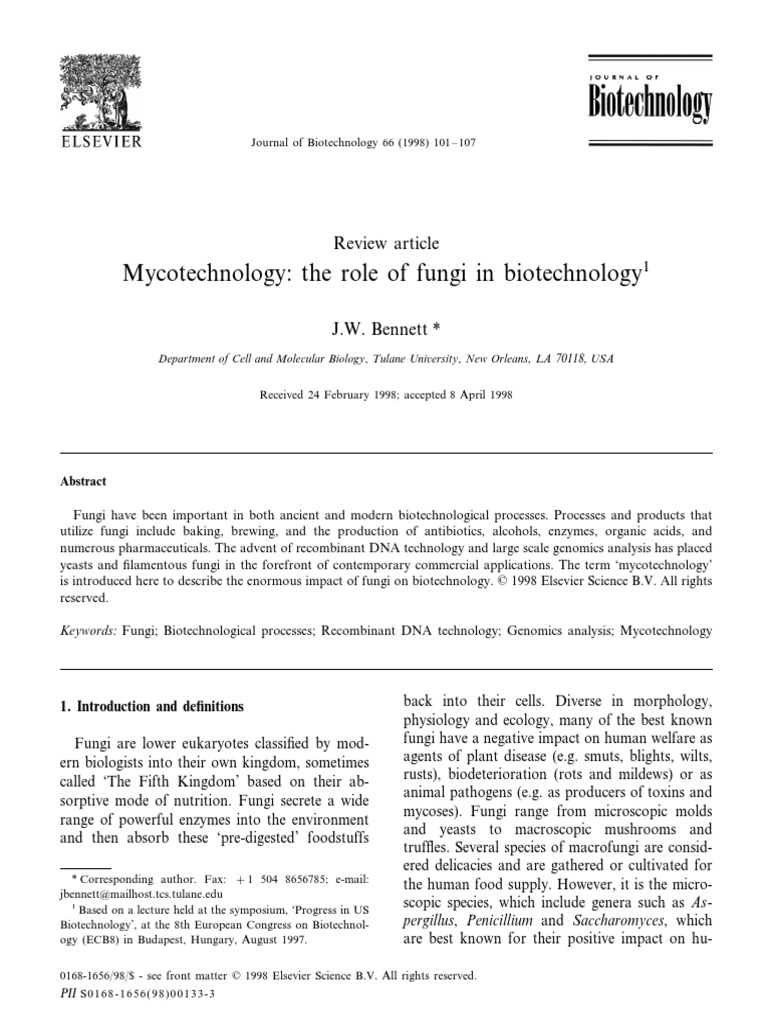 Fungi | PDF | Fungus | Biotechnology