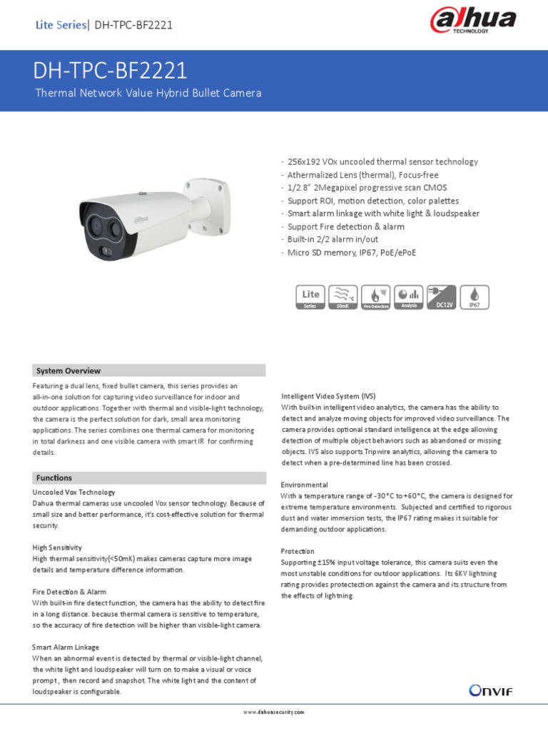 TPC BF2221 | PDF | Camera | Infrared