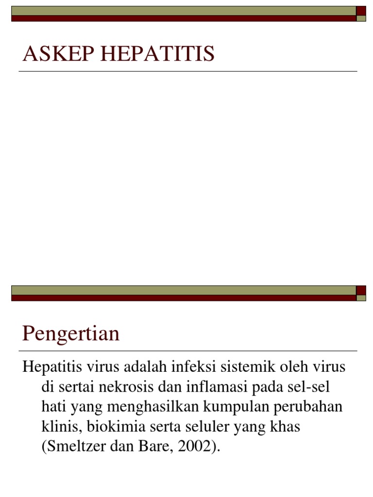 Askep Hepatitis | PDF