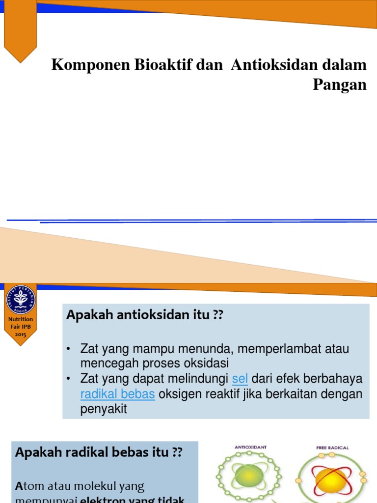7 Komponen Bioaktif Dan Antioksidan Dalam Pangan | PDF | Vitamin E ...