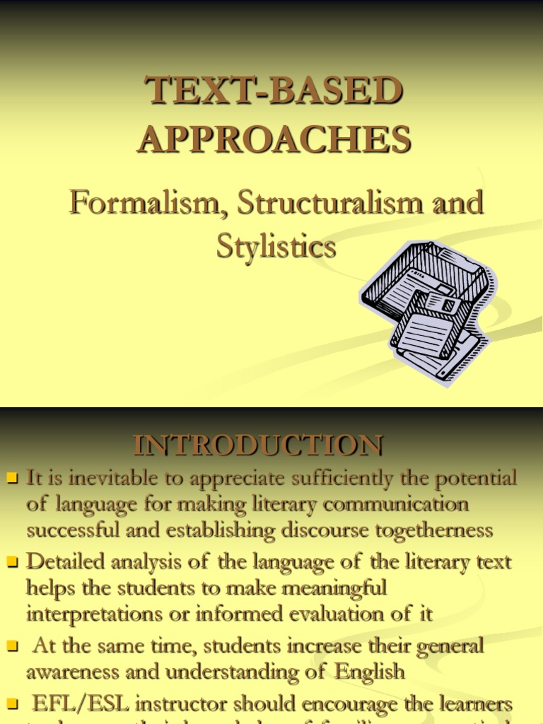 Text-Based Literary Analysis in ESL | PDF | English As A Second Or ...