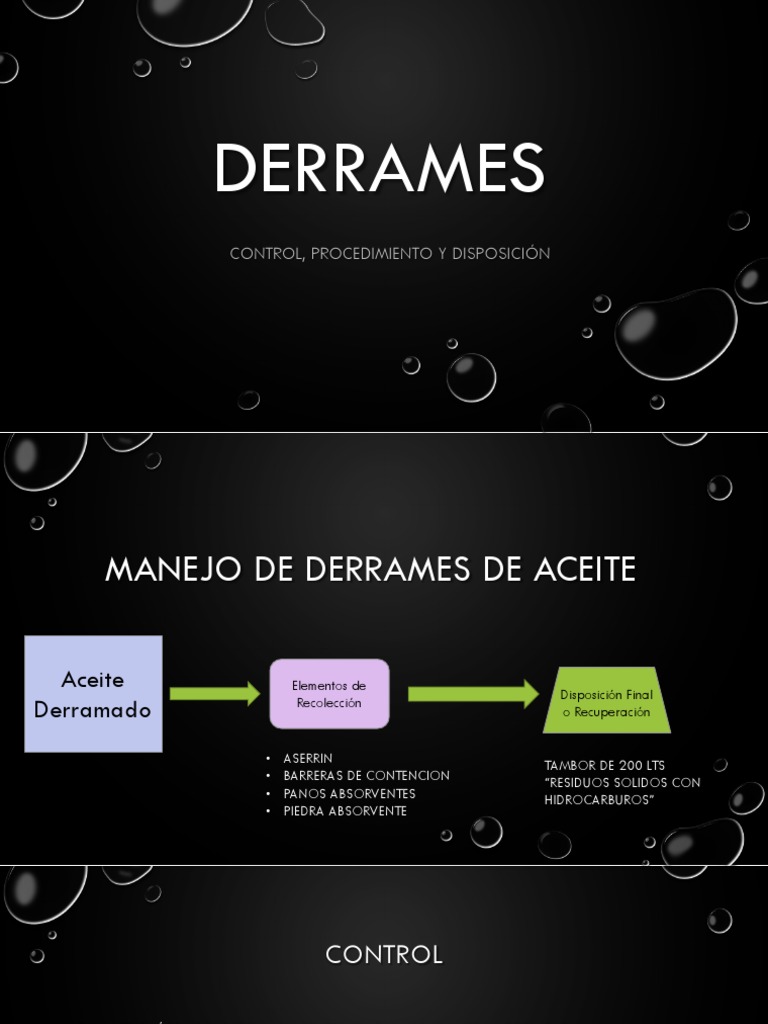 Derrames | PDF | Residuos | Aluminio