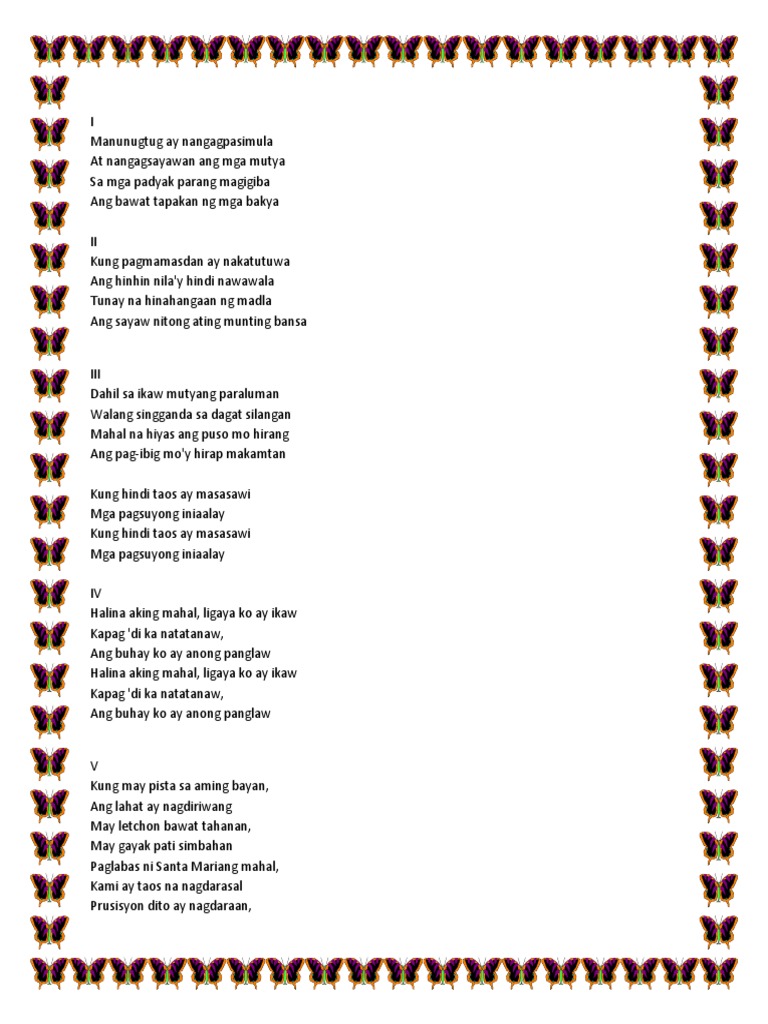 Kung May Pista Sa Aming Bayan | PDF