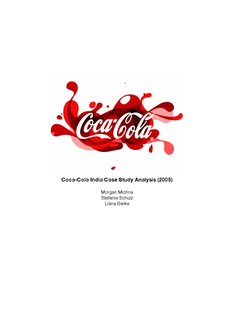 Coca Cola India Case Study Analysis PDF | PDF | Reputation | Coca Cola