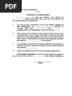 Affidavit of Recantation Format | PDF