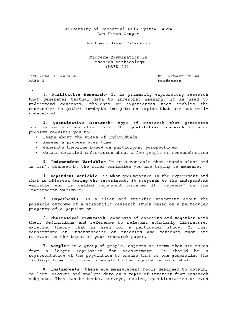 Sample Action Research | PDF | Qualitative Research | Experiment