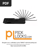 Lockpicking - Simplified PDF | PDF | Lock (Security Device) | Security Engineering