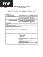 5E Lesson Plan: Motion in Grade 5 Science | PDF | Time | Lesson Plan