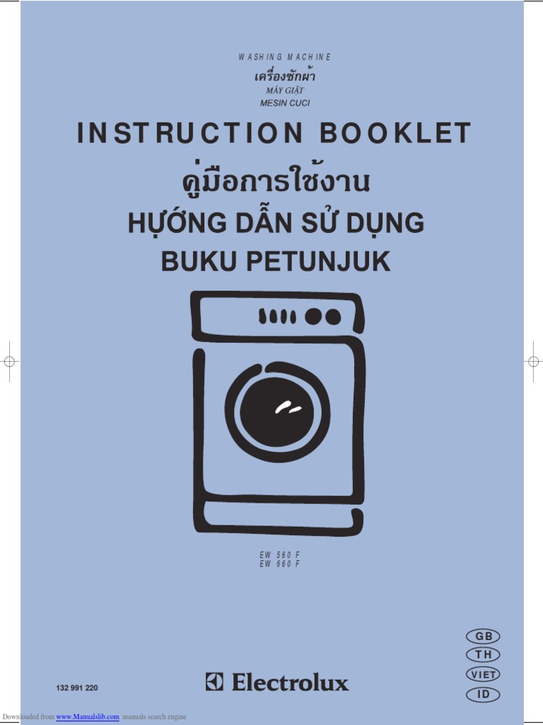 Ew 560 F PDF | PDF | Washing Machine | Laundry