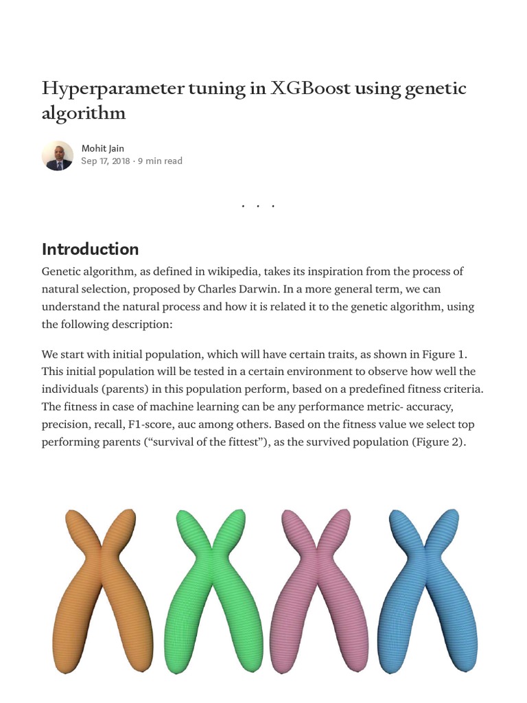Hyperparameter Tuning In Xgboost Using Genetic Algorithm Pdf