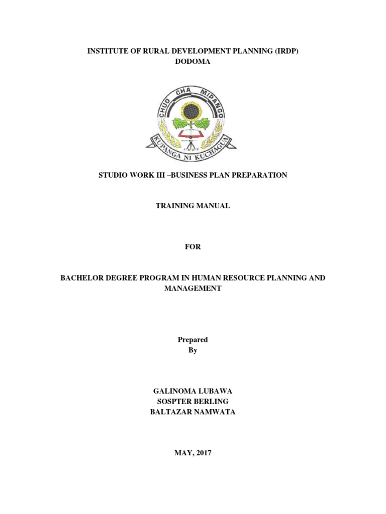 Business Preparation Manual | PDF | Retail | Business Model