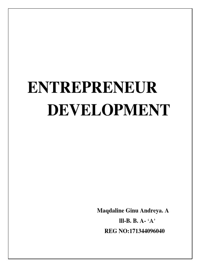 Entrepreneur PDF | PDF | Entrepreneurship | Business