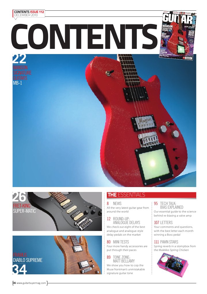 Guitar Buyer Magazine Issue 112 | Musical Instruments | Irish Musical ...