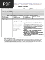 Job Hazard Analysis Changing A Tire Example | PDF | Tire | Nut (Hardware)