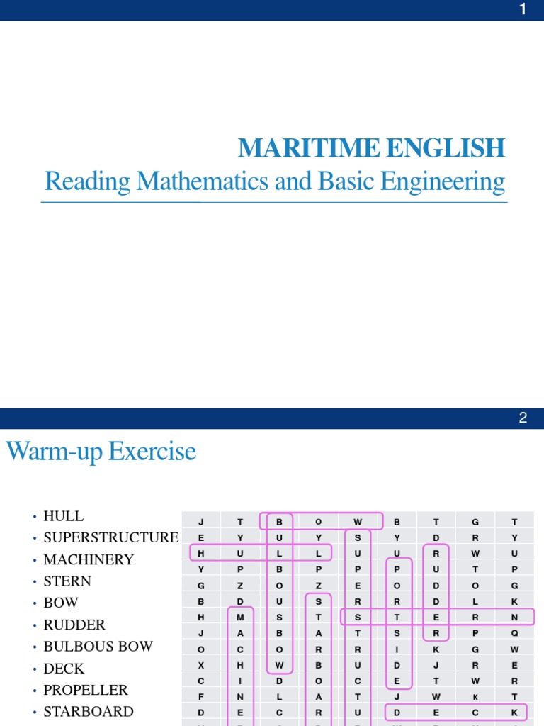 Maritime English Course 2 | PDF