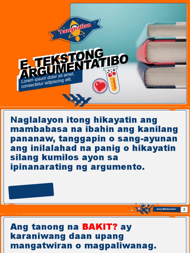 3rd QTR Filbas Argumentatibo | PDF