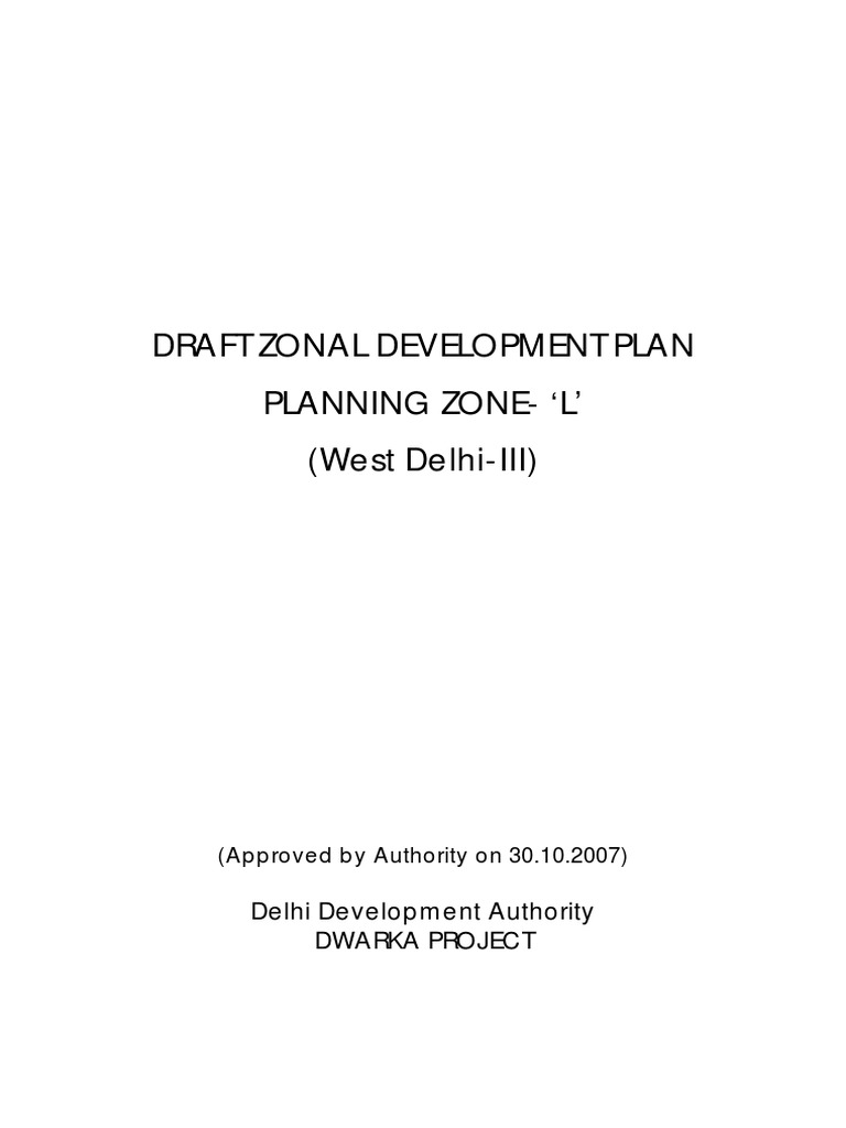 Draft Zonal Development Plan PDF | PDF | Zoning | Nature
