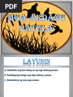 Mga Akdang Patula | PDF
