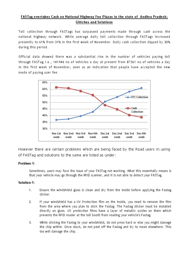 FASTag | Download Free PDF | Toll Road | Receipt