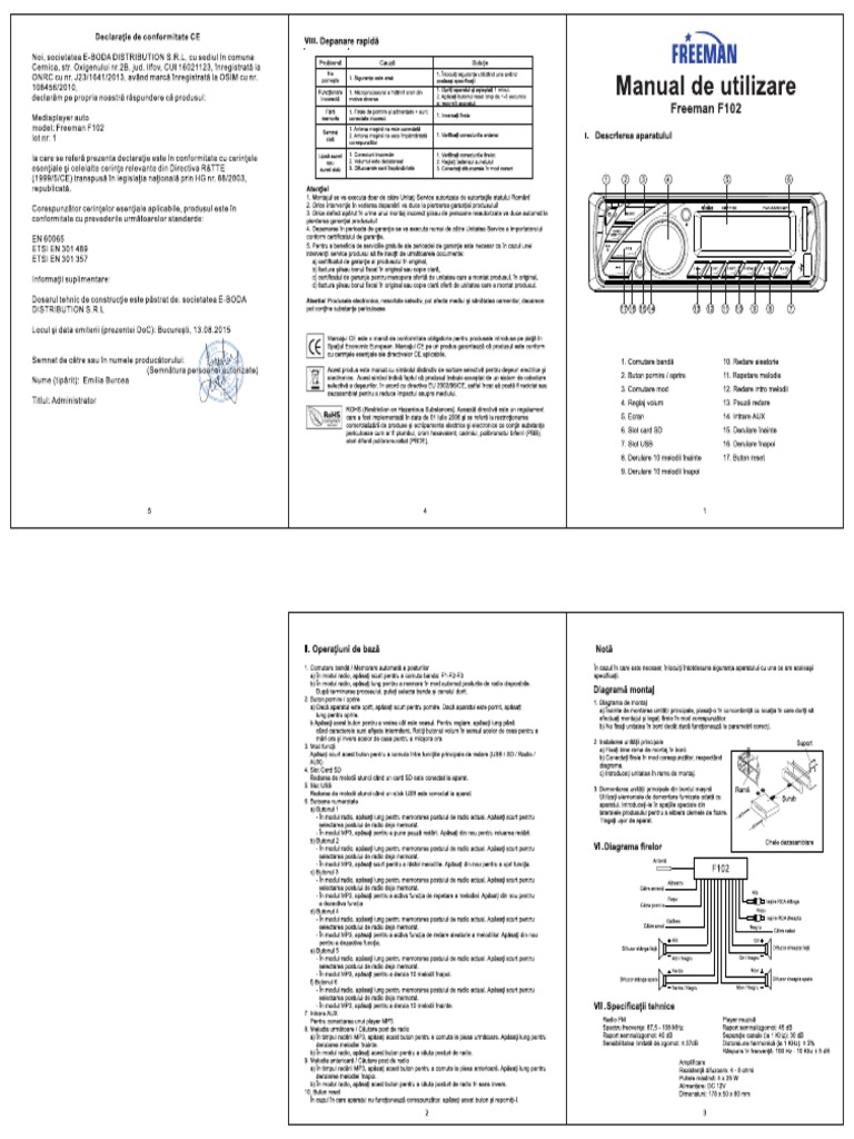 CMP F102 - Manual | PDF
