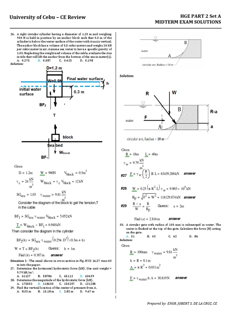 HGE Part 2 Seta Solutions | PDF | Weight | Physics