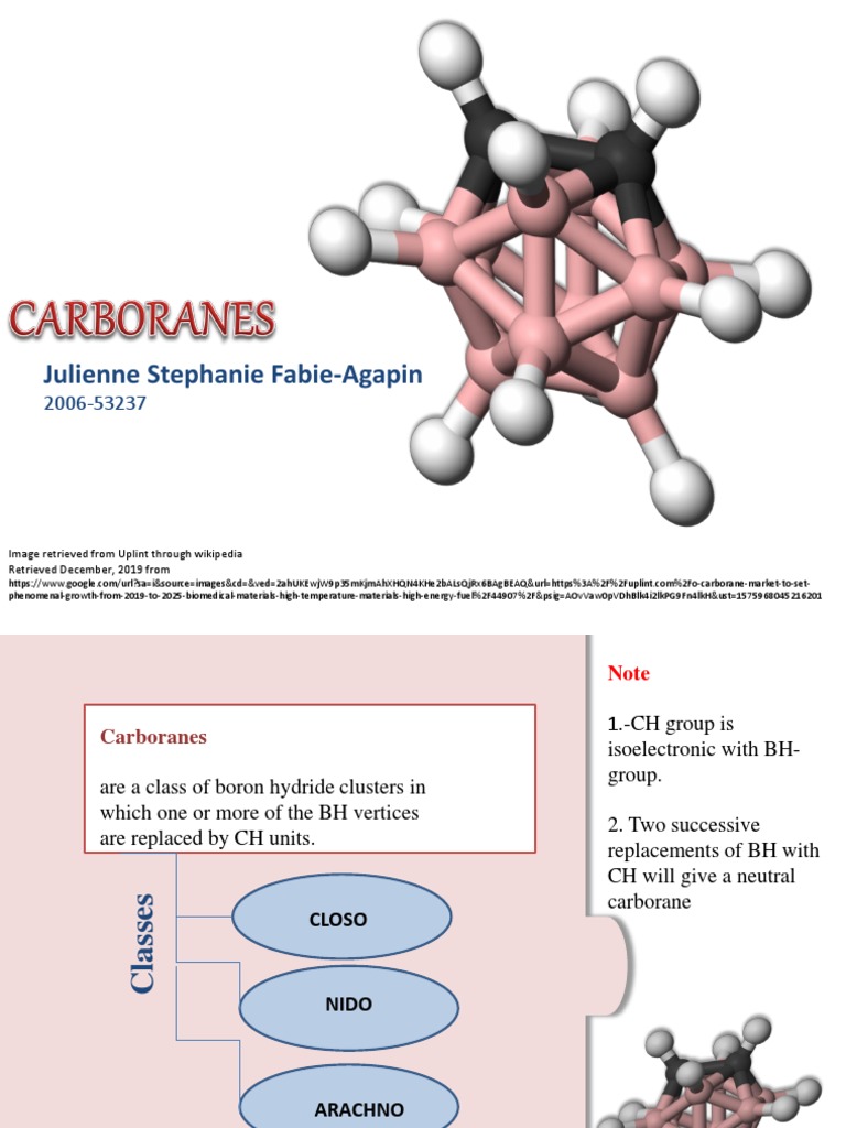 Carborane Structures and Preparation Methods | PDF | Inorganic ...
