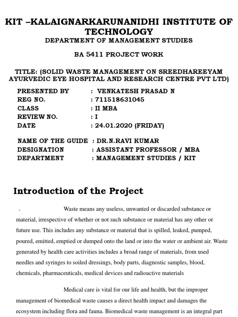 PROJECT | PDF | Medicine | Health Care