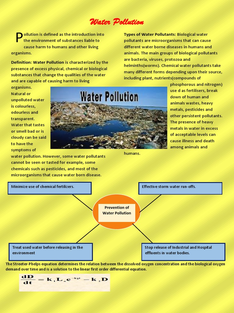 Water Pollution Word | PDF | Water Pollution | Environmental Science