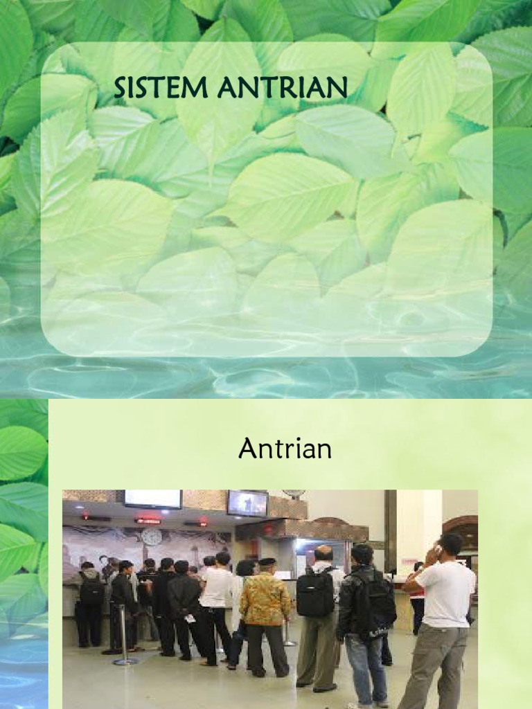 Contoh dan Teori Sistem Antrian | PDF | Komputer