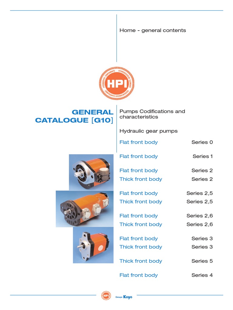 Hpi Pumps General Catalogue | PDF