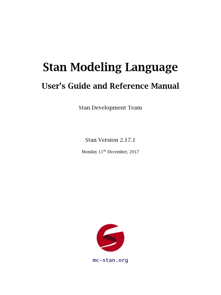 Stan-Reference-2 17 1 PDF | PDF | Statistical Inference | Programming ...