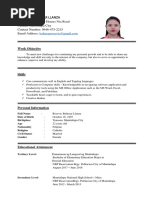 Senior High Teacher Bionote Example | PDF | Educational Stages | Teachers