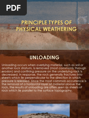 Unloading Weathering