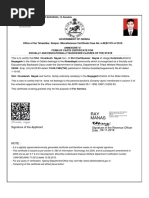 Schedule Caste. Certificate | PDF