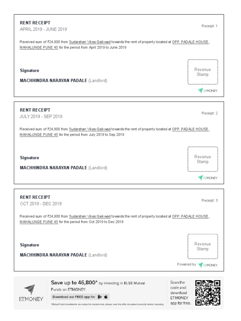 Rent Receipt Generator | PDF | Urban | Property