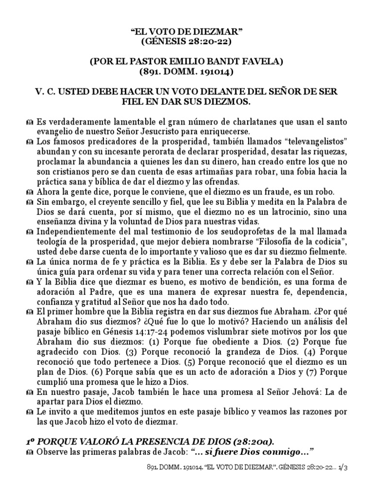 El Voto de Jacob | PDF | Jacob | Creencia religiosa y doctrina